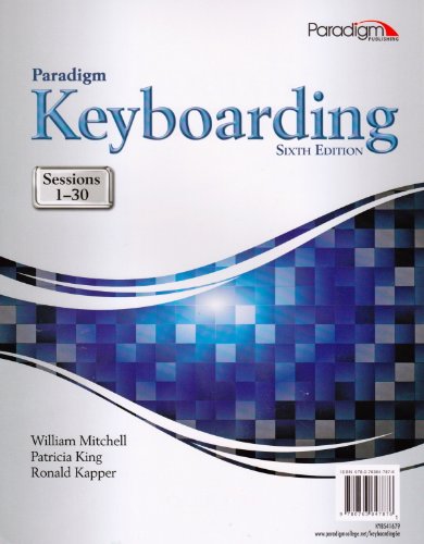 Pre-Owned Paradigm Keyboarding: Sessions 1-30: Text and Snap Online Lab ...