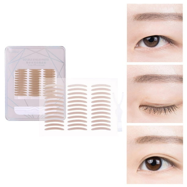 Invisible Double Eyelid Tape, Natural Makeup Tool Lace Fiber Big Eye ...