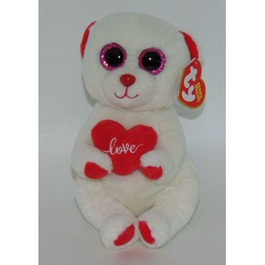 TY Valentines ROMEO Pink Dog Beanie Boos 6" Plush - Walmart.com
