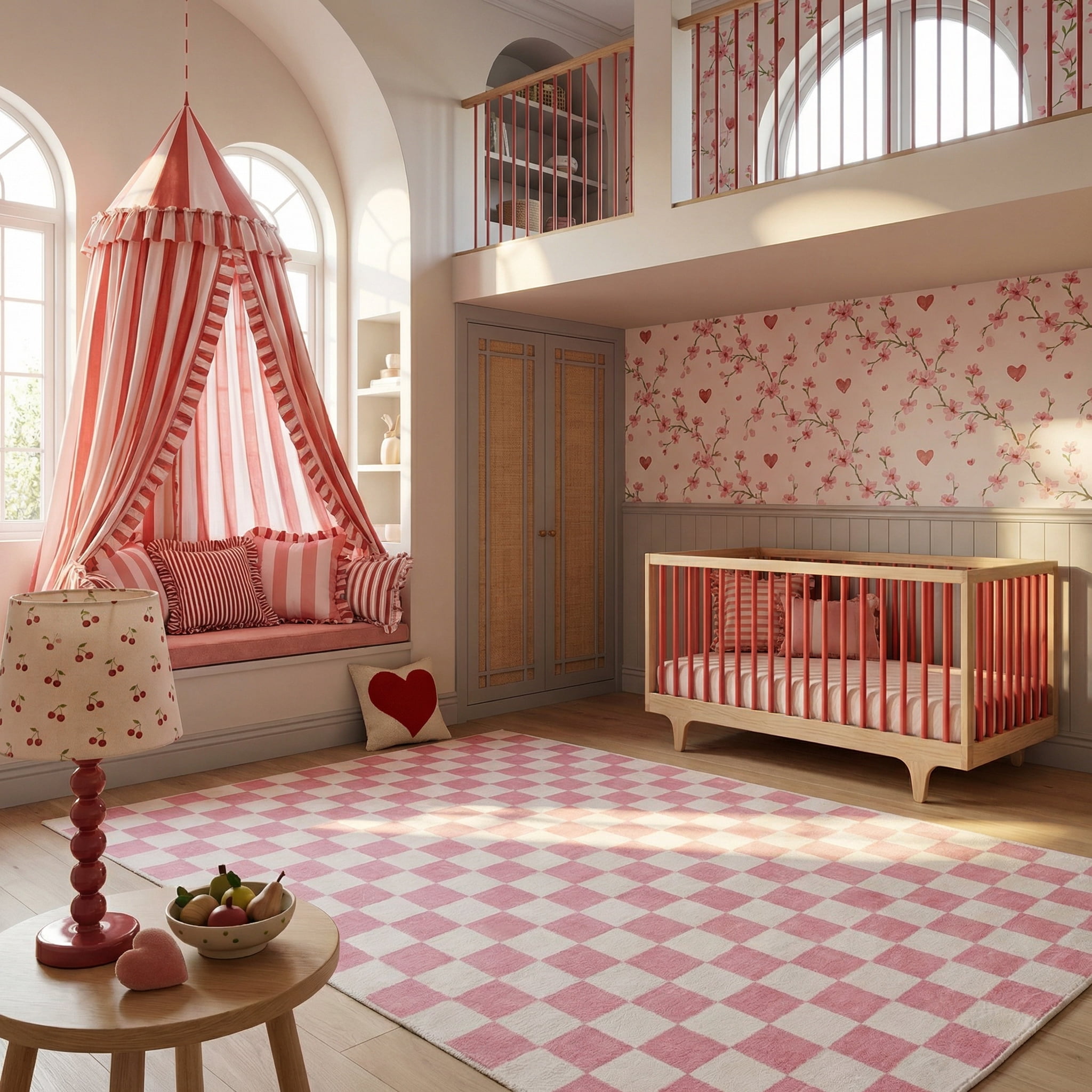 Rug Branch Metro Checkered Blush 4' x 6' (Exact Size: 3'11" x 5'7 ...