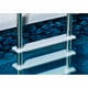 Blue Wave Stainless Steel Reverse Bend In-Pool Ladder for Above Ground ...