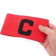 GETAJGHSD 3Pcs Red Captain Armband Wear-Resistant Football Band ...