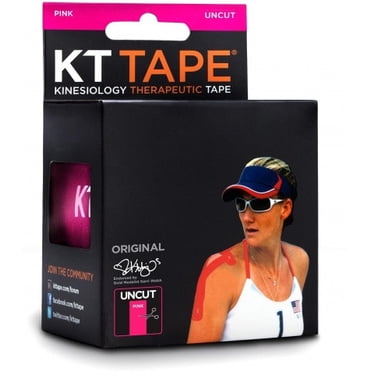 KT tape pro, 2"x20\' black pre-cut - Walmart.com