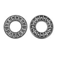 5 Sets AXK1226+2AS Thrust Needle Roller Bearings, 12x26x4mm Chrome ...