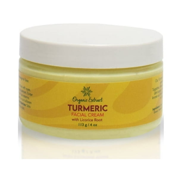 Organic Extract Turmeric Face Cream Jar 4oz - Walmart.ca