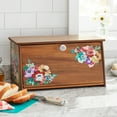 The Pioneer Woman Sweet Romance Acacia Wood Bread Box, Brown, 1 Piece ...