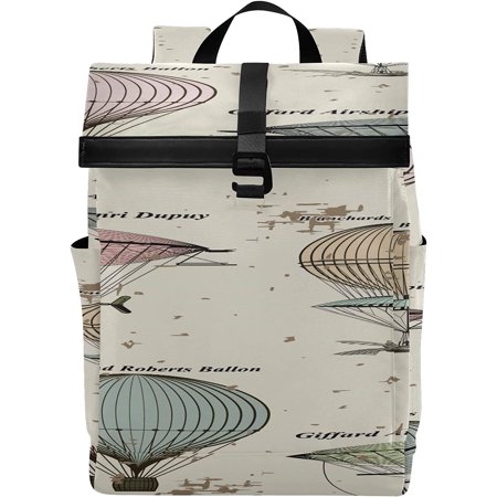 Backpacks Flying Hot Air Ballons In Sky Backpack For Men Water ...