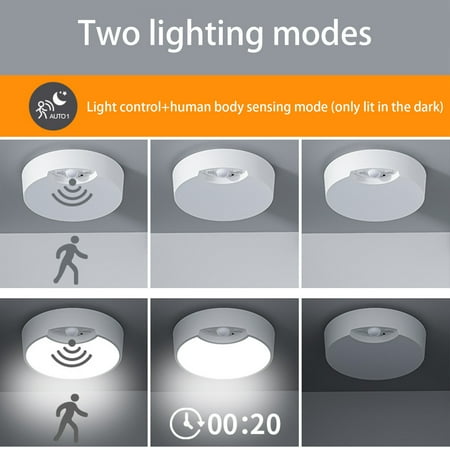 SuoKom Round Induction Ceiling Light Led Building Stairs Aisle ...