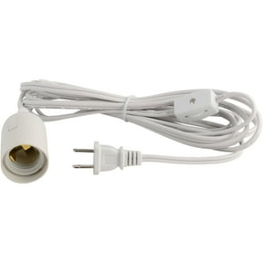 "Creative Hobbies Single-Light Clip-In Lamp Cord, Includes Clear Bulb ...