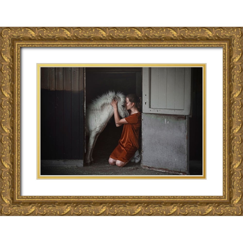 Braet, Elke 14x11 Gold Ornate Wood Framed with Double Matting Museum ...