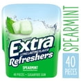 Extra Refreshers Spearmint Sugar-Free Mint Gum - 40pcs Tropical Flavor ...