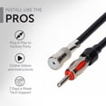 Metra WM-VW10 1x Aftermarket Antenna Adapter for Select European Makes ...