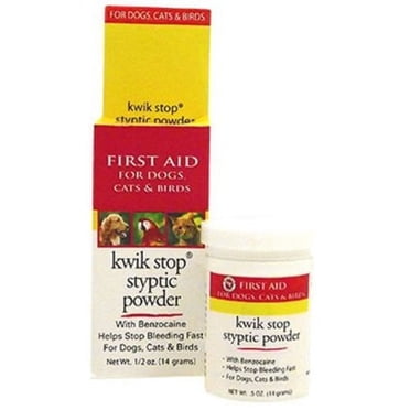 Kwik Stop Styptic Powder 1.5 oz. - Quick Bleeding Stopper for Dogs ...