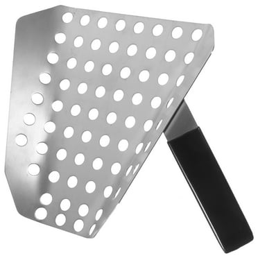 Olde Midway French Fry Scoop with Dual Handles, Stainless Steel Fry ...