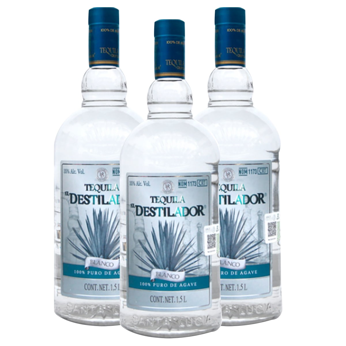 Tripack Tequila Destilador Blanco 1.5l Destilador Blanco | Bodega ...