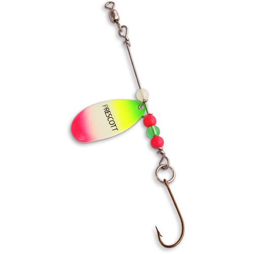 Prescott Spinner Pan Fish Rig Series, 4" Leader, 1-1/4" Blade - Walmart.com
