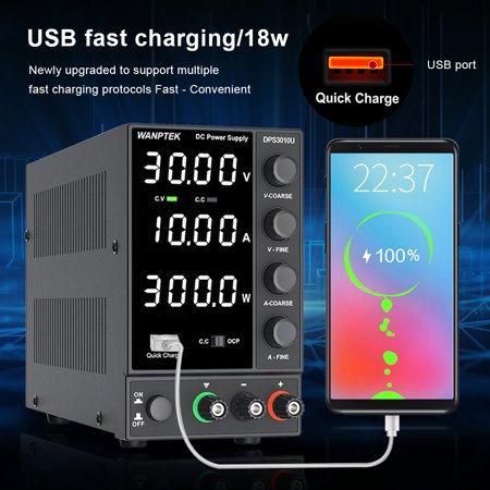 Adjustable DC Power Supply Digital Current Power Voltage Regulator ...