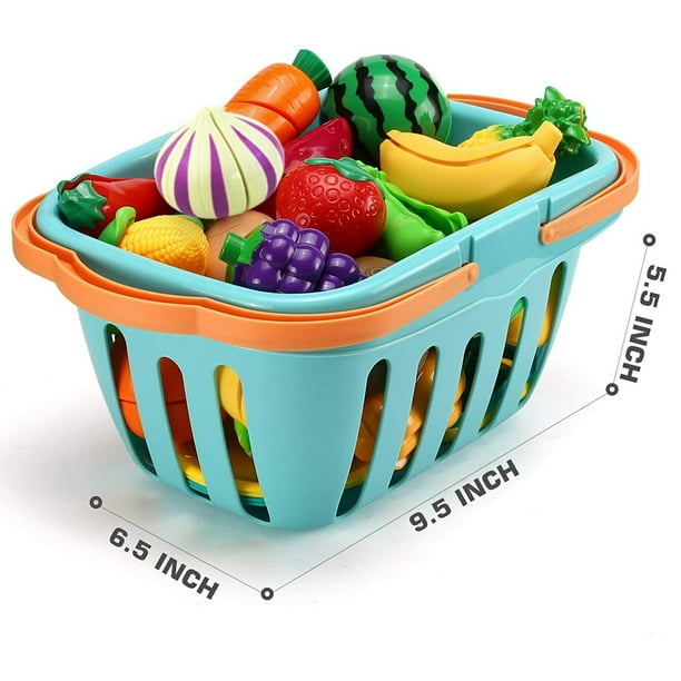 35Pcs/Set Kids Kitchen Toys Educational Slicing Fruits Vegetables Toy ...