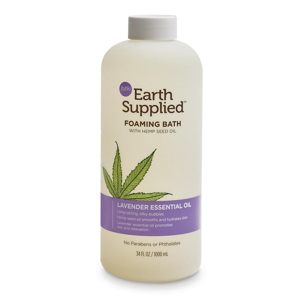 Earth Supplied Foam Bath Natural Lavender 34OZ - Walmart.com - Walmart.com