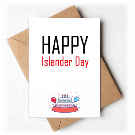 Celebrate Canada Islander Day Blessing Happy Birthday Greeting Cards ...