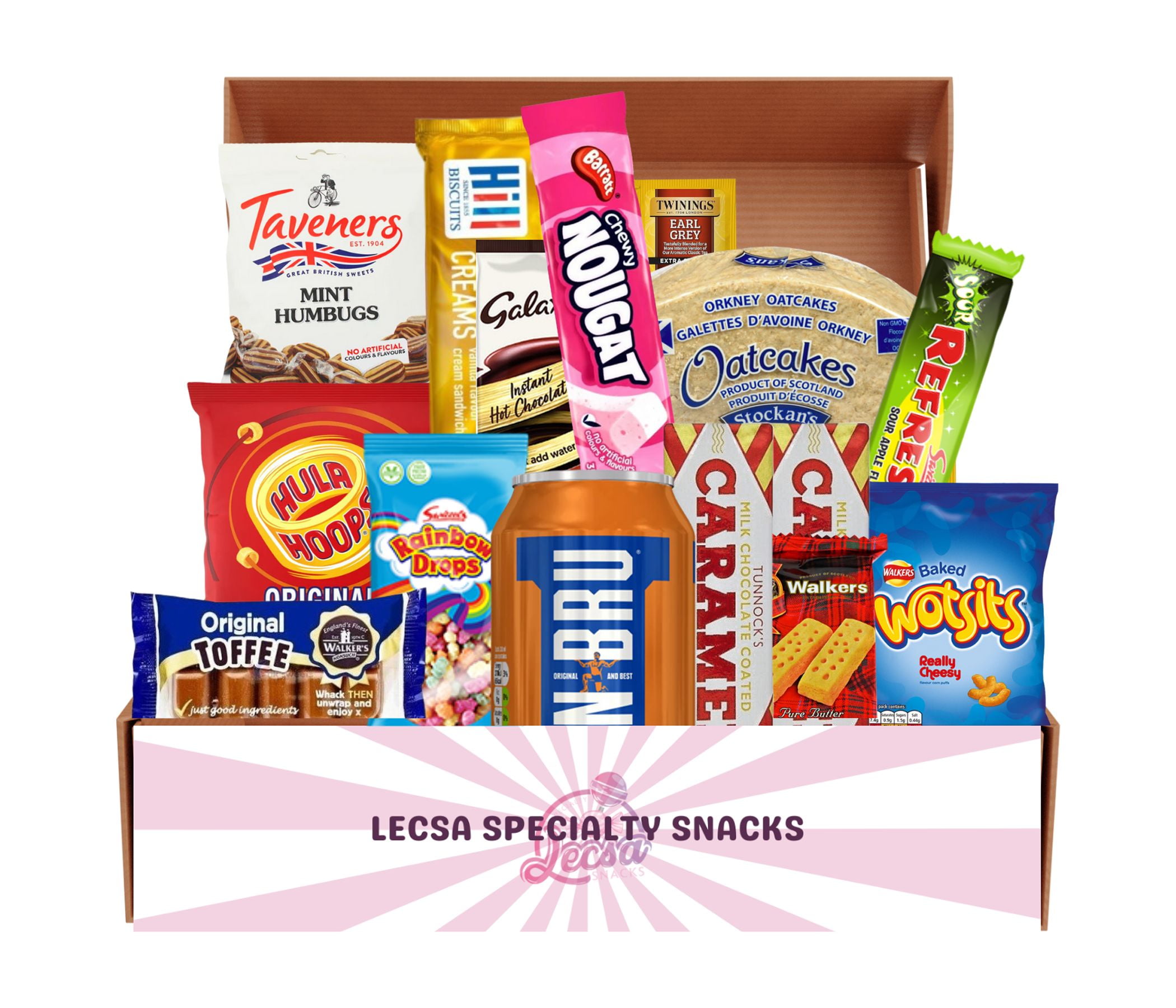 British Snack Care Package - Variety Pack of Treats from UK - Snack Box ...