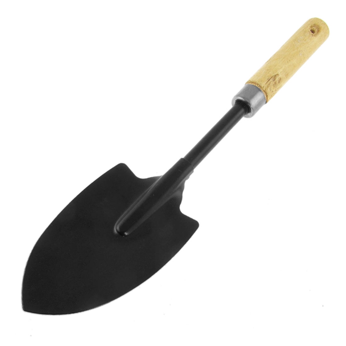 Unique Bargains Wooden Handle Metal Garden Hand Tool Shovel Trowel ...