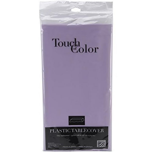 Plastic Tablecover, Lavendar, 54" x 108" - Walmart.com