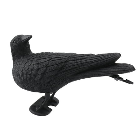 Plastic Crow Decoys, Decorative Effect Elbow Crow Crow Sculpture For ...