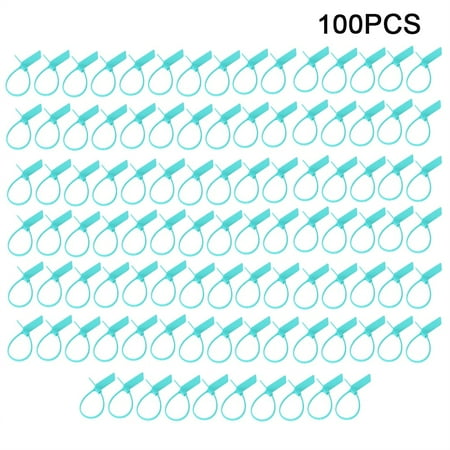 Disposable Self Locking Label,100pcs Anti Theft Disposable Self Locking ...