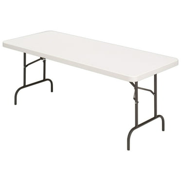 Realspace® Folding Table, 29"H x 72"W x 30"D, Walnut - Walmart.com