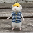 Ugly Animal Needle Felting Kit for Beginners - Cute Mouse DIY Craft Kit ...