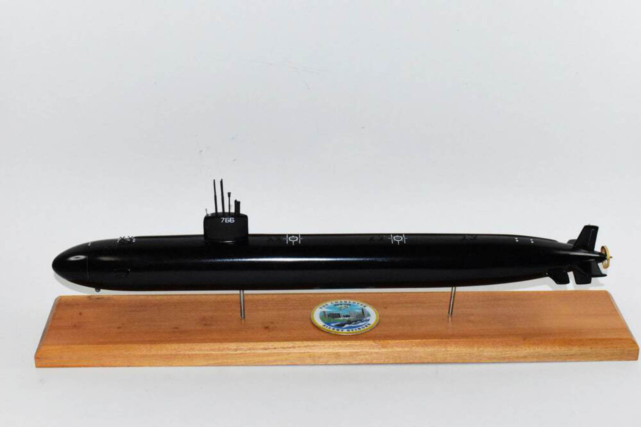 USS Charlotte SSN-766 (Black Hull) Submarine Model,Navy,Scale Model ...
