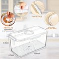 Qinyoung Airtight Bread Box for Kitchen Countertop Butter with Lid and ...