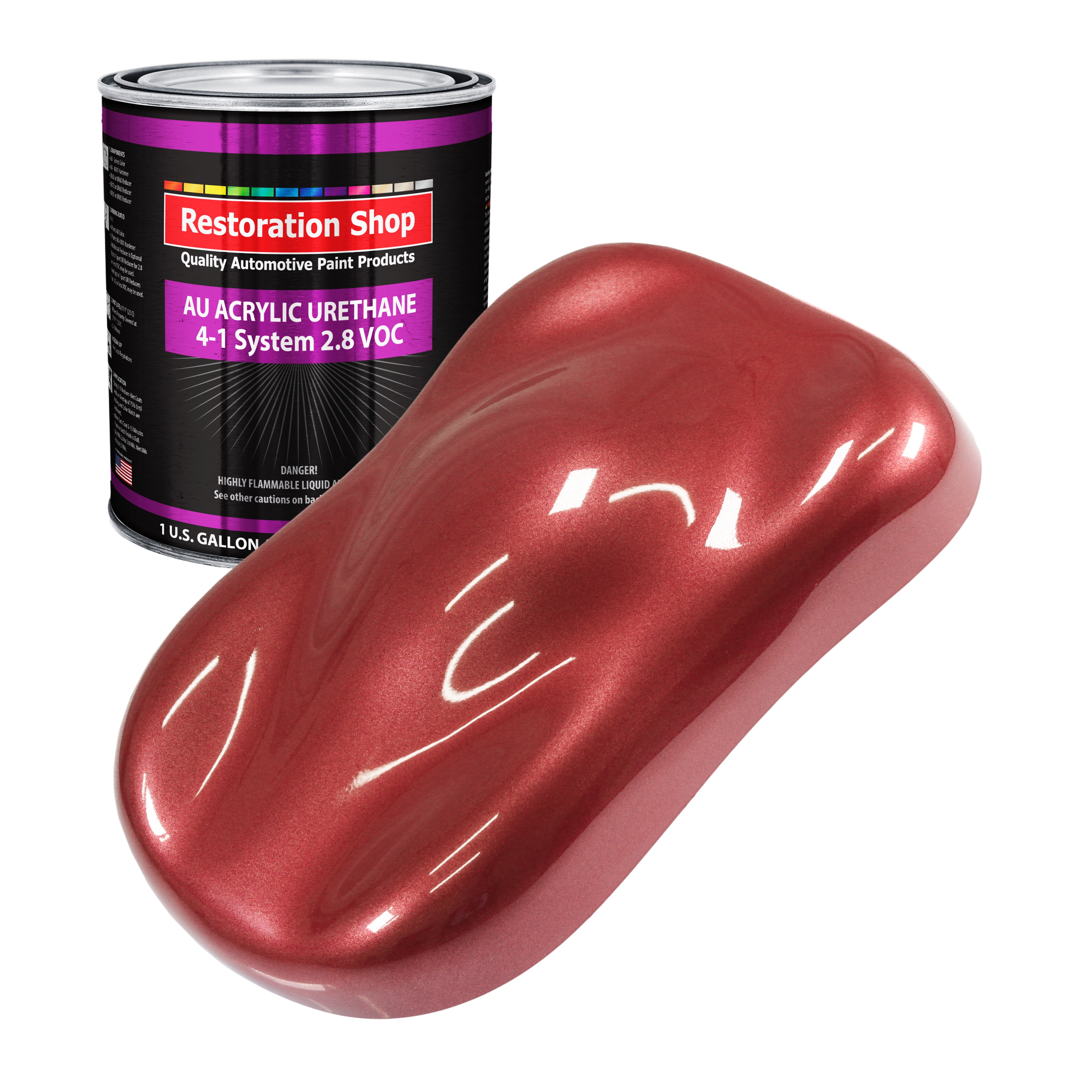 Restoration Shop Candy Apple Red Metallic Acrylic Urethane Auto Paint ...
