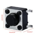 Industrial Grade 6x6mm Pushbutton Switches 4 Pin Momentary Push Button ...