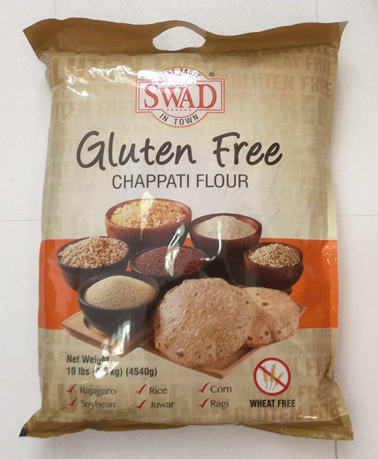 Swad Gluten Free, Wheat Free Multi-Grain Flour - 10lb - Walmart.com
