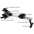 Gymax Home Gym Foldable Magnetic Rowing Machine Cardio Exercise with ...