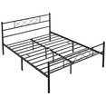 Renwick Journee x-Design Metal Platform Queen Bed,Adult, Black ...