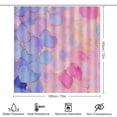 Colorful Floral Petals Art Print Shower Curtain Sets Non-Slip Rugs Bath ...