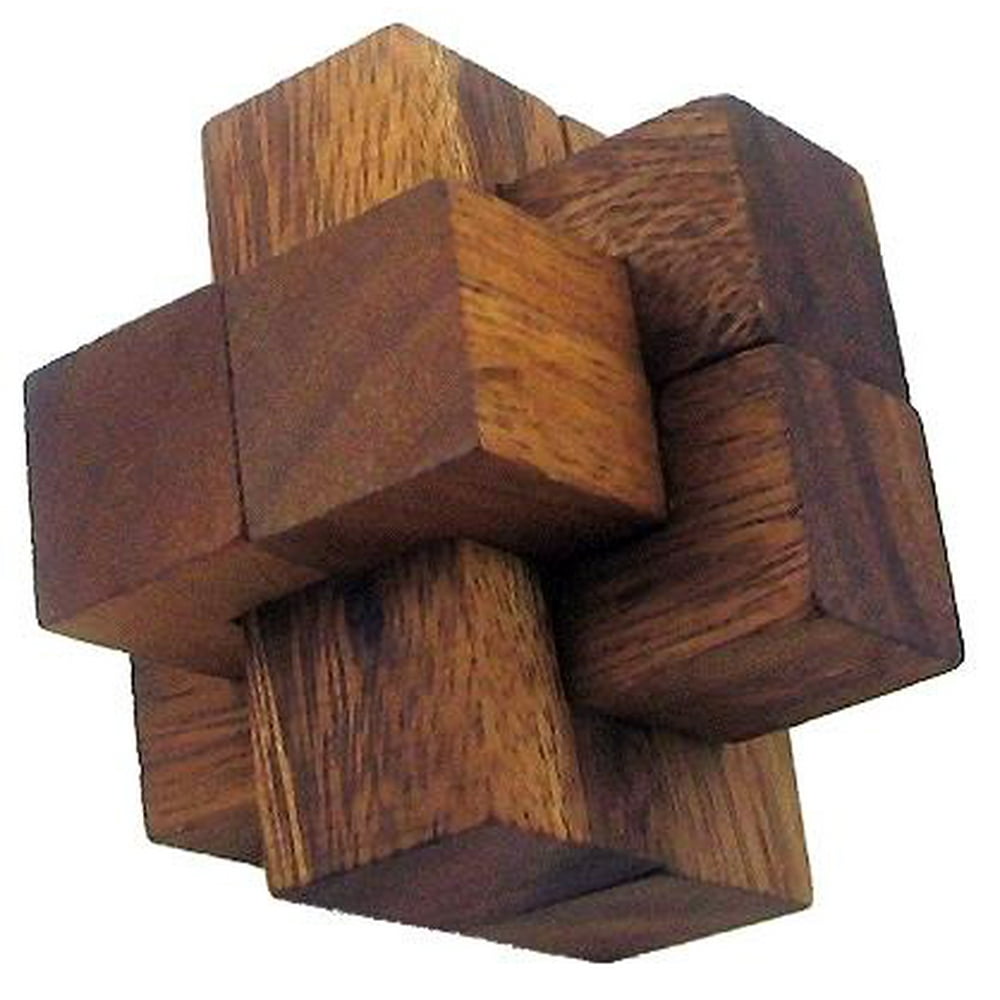 Notched Stick - 3D Wooden Puzzle Brain Teaser - Walmart.com - Walmart.com