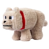 Minecraft Dennis the Wolf Plush Toy, 8-inch Collectible Soft Doll ...