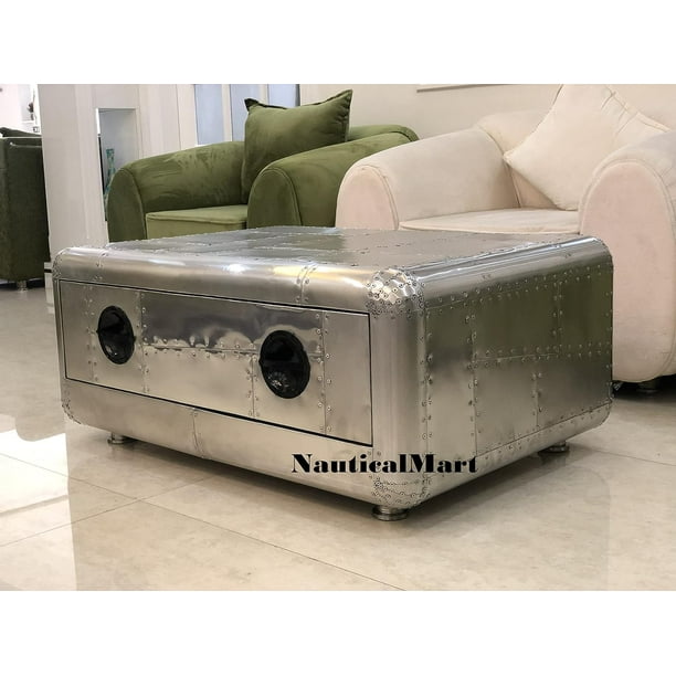 Nauticalmart Vintage Blackhawk Coffee Table Furniture - Walmart.ca