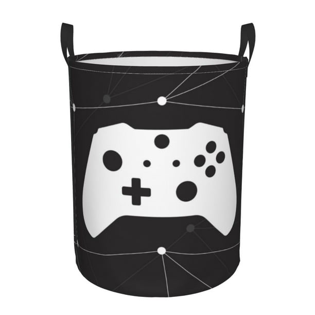 LNWH Laundry Basket, Gaming Game Controller Pattern Foldable Laundry ...