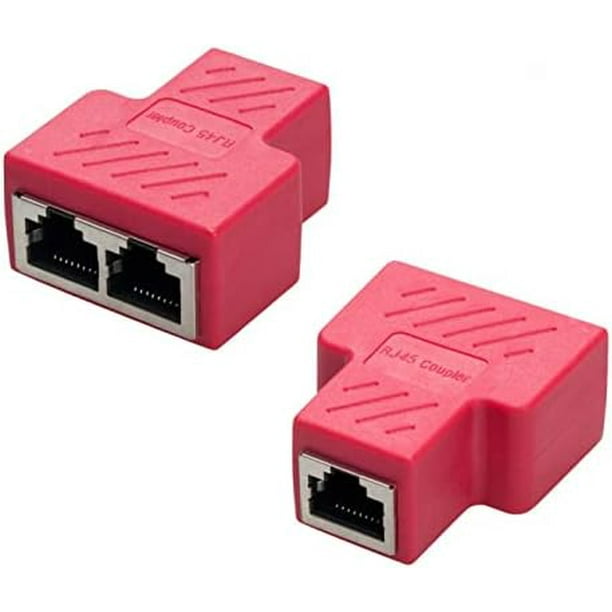 RJ45 Splitter Connector Female to Female Network Adapter 1 to 2 Female ...