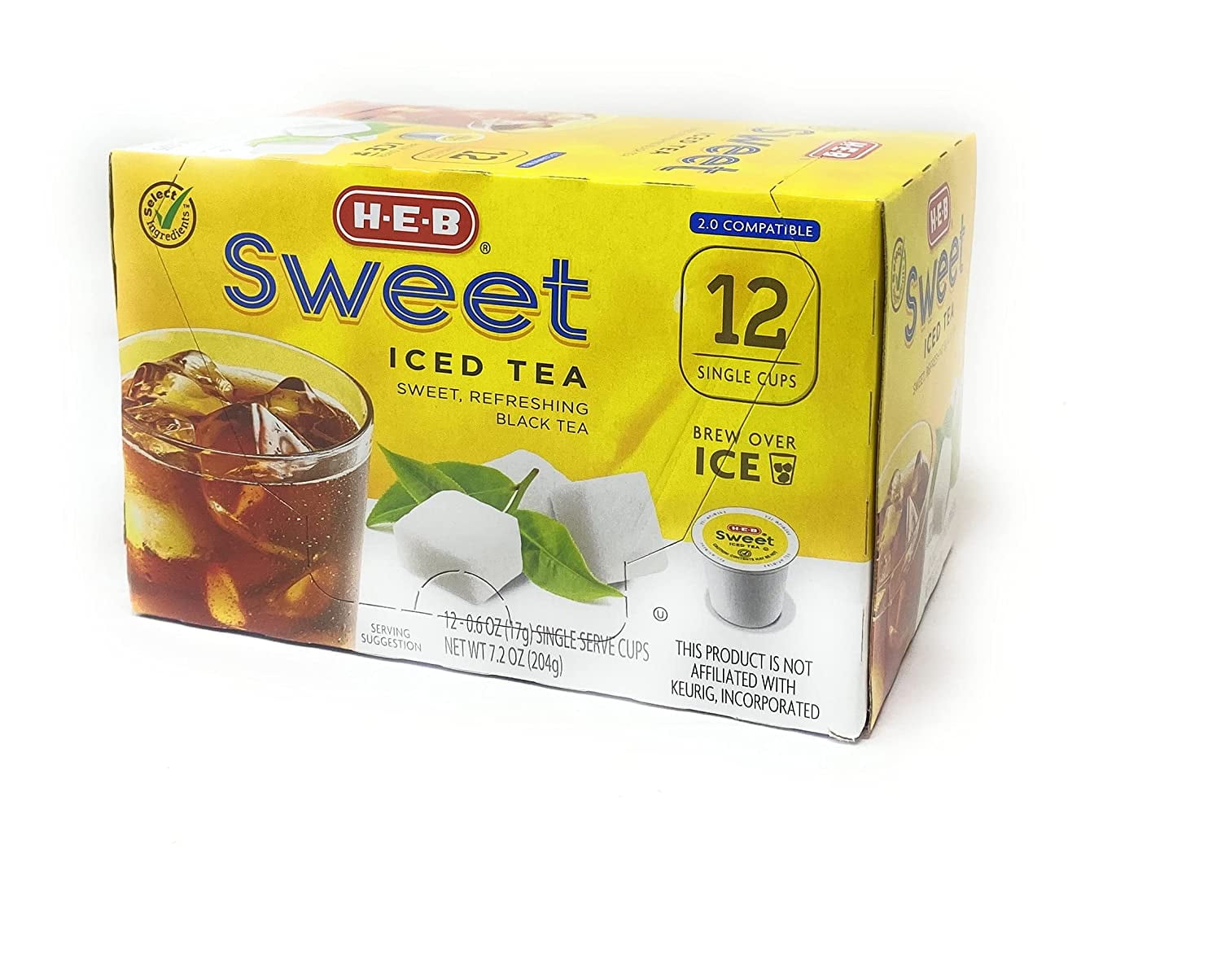 HEB Sweet Iced Tea Single Serve Pods - 12 count - Walmart.com