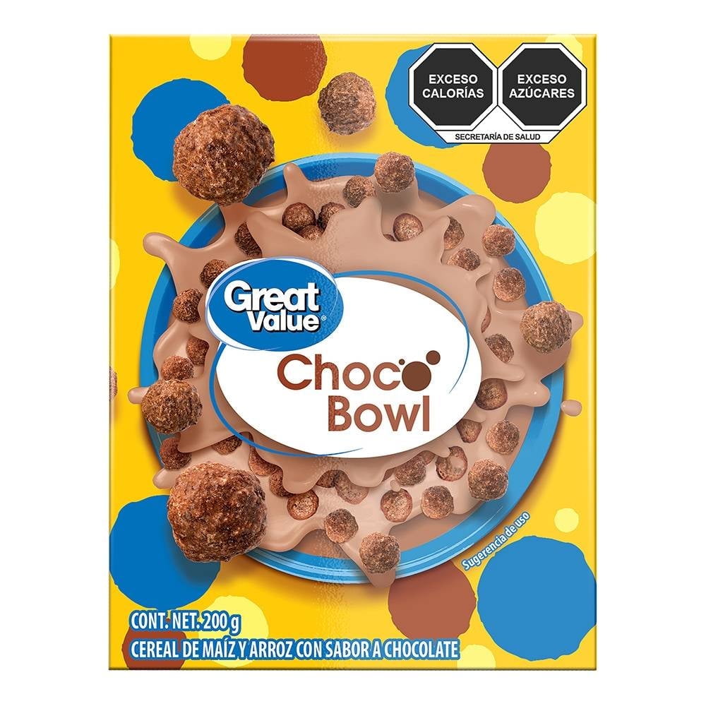 Cereal Great Value choco bowl 200 g | Walmart en línea