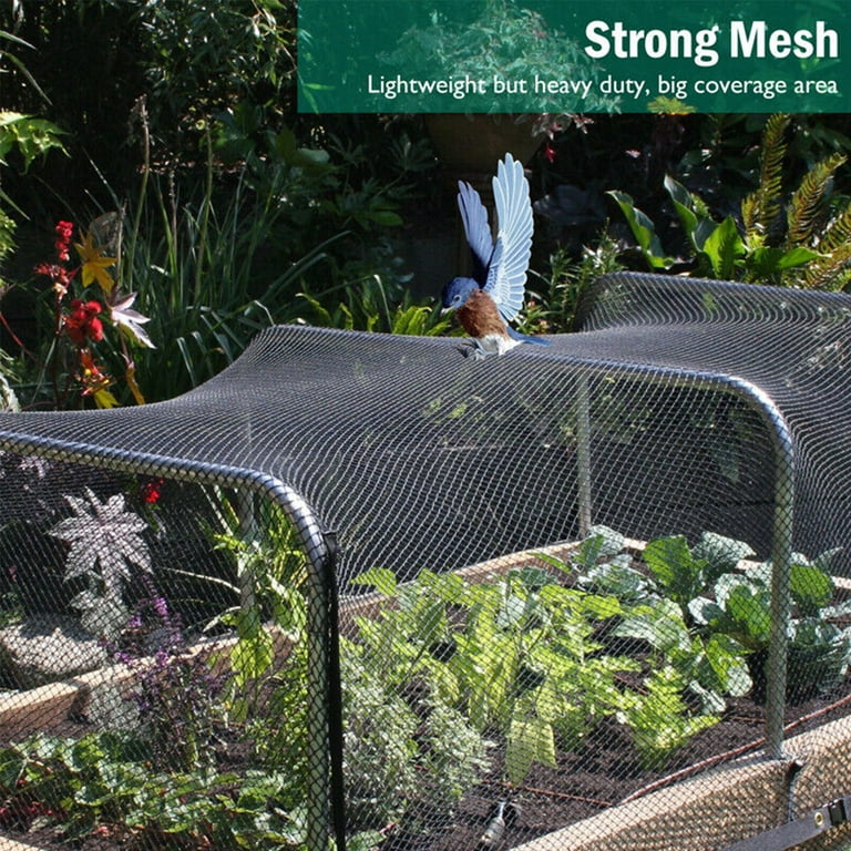 Deer Netting Over Plants