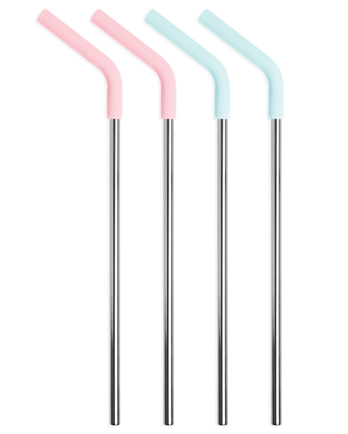 Simple Modern Stainless Steel with Silicone Tipped Reusable Straws ...