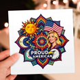 3drose, Proud American Woman. Cool Patriotic Mandala Gift, Award for a ...