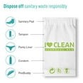 Sirona Sanitary Disposable Bags, 45 Bags, Convenient for Tampons ...